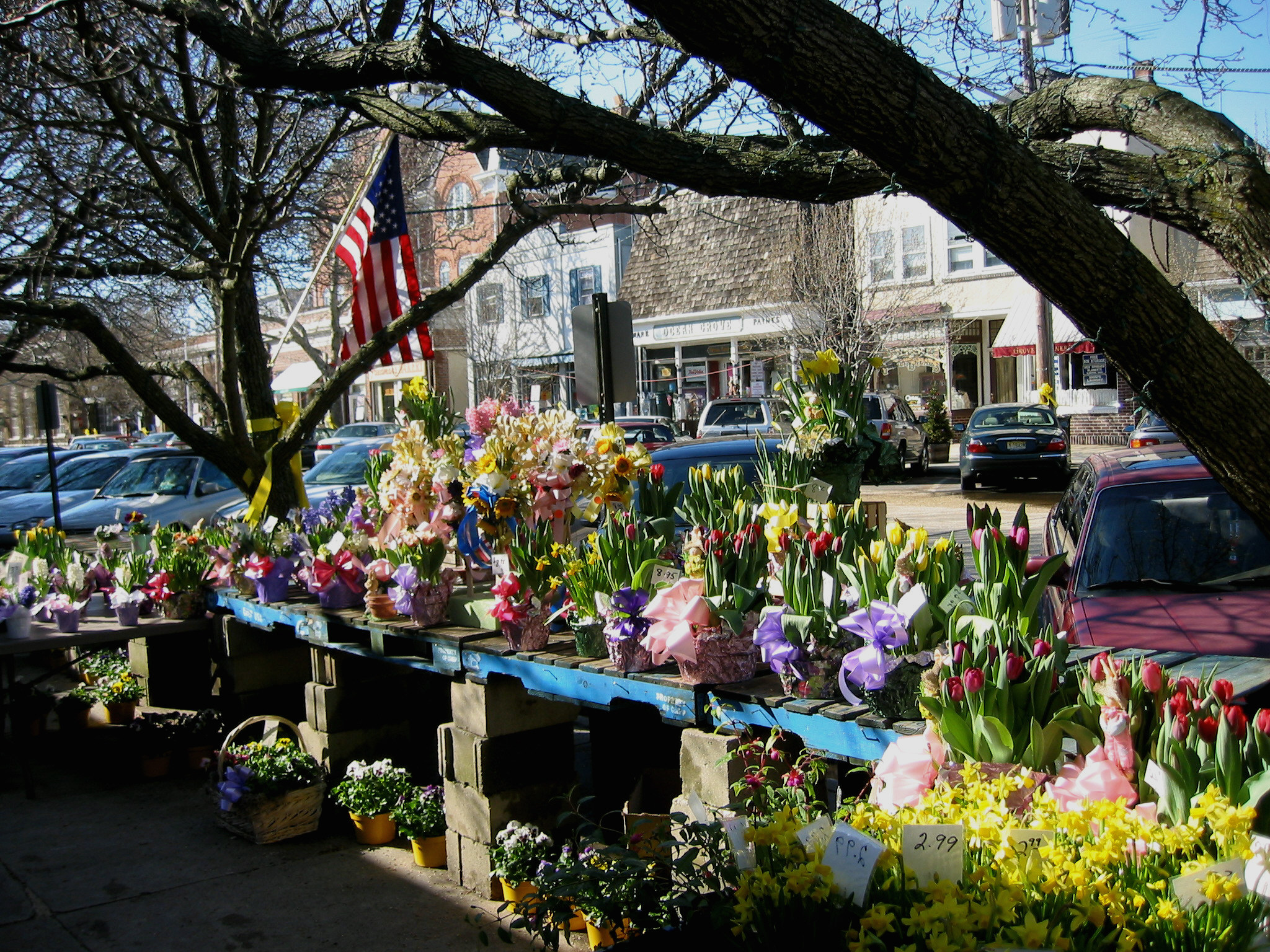Flower shop with flag; best | Blogfinger