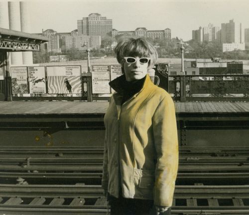 Portrait of Eileen: Waiting for the train to come in……