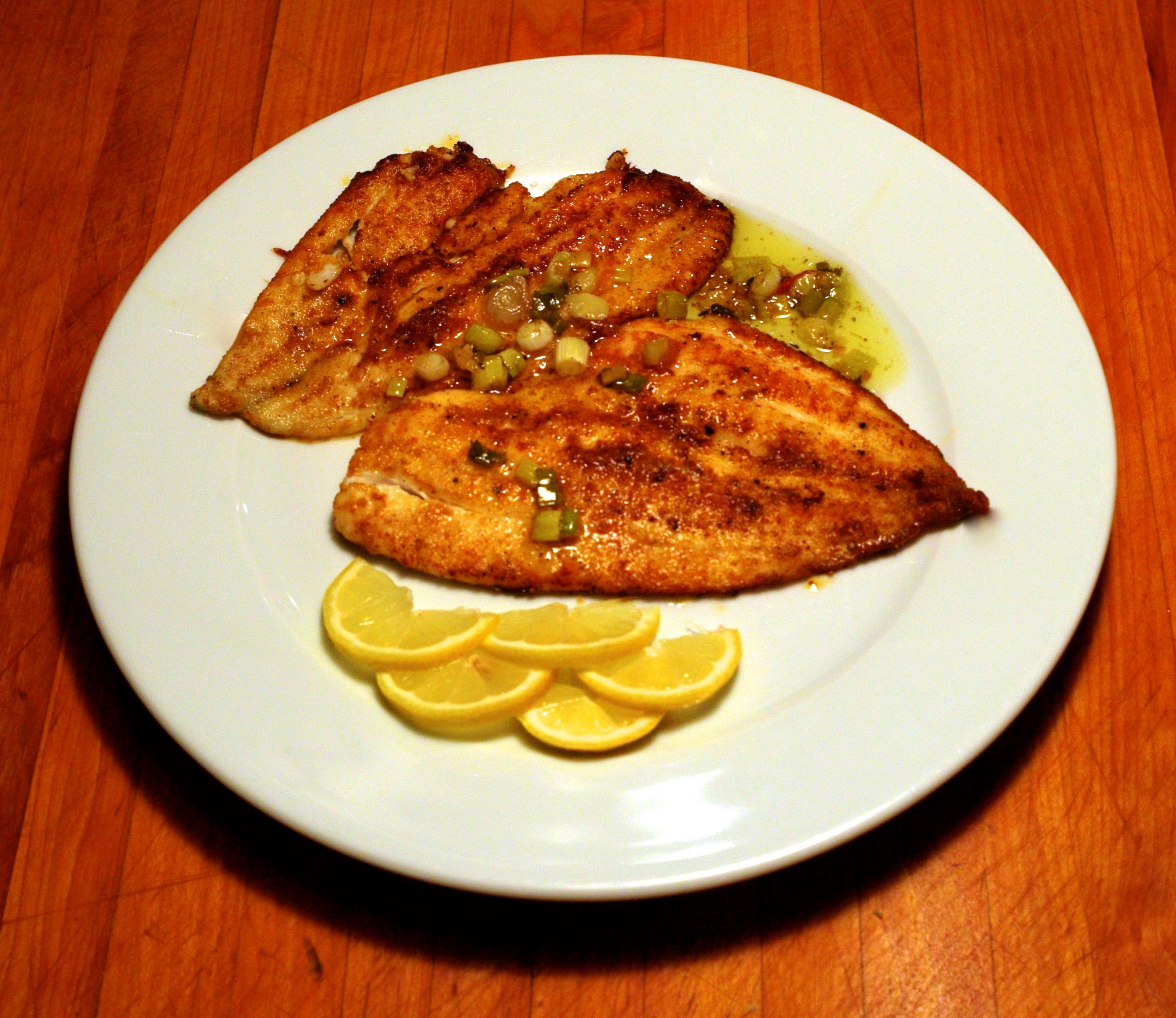 Eileen’s Recipes: Sautéed Flounder with Lemon Shallot Thyme Sauce ...