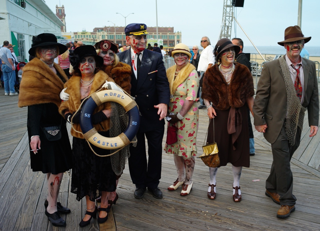 The wreck of the Morro Castle: survivors show up at the Zombie Walk ...