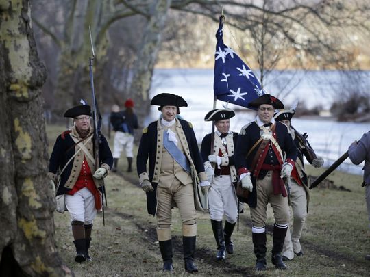 Washington crossed the Delaware Christmas Day in 1776. | Blogfinger