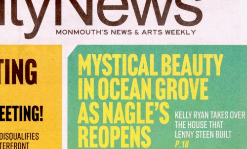 A pretentious Asbury Park headline wafts across Wesley Lake towards OG ...